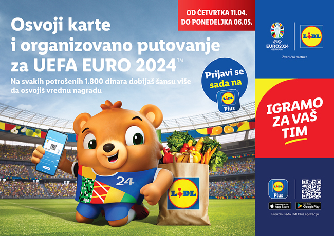 PROGRESSIVE MAGAZIN.rs | LIDL SRBIJA VAS VODI NA UEFA EURO 2024